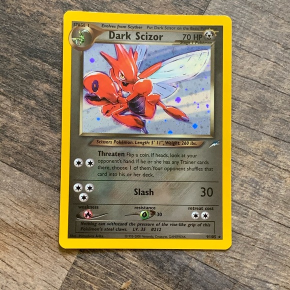 Pokemon Scizor Card